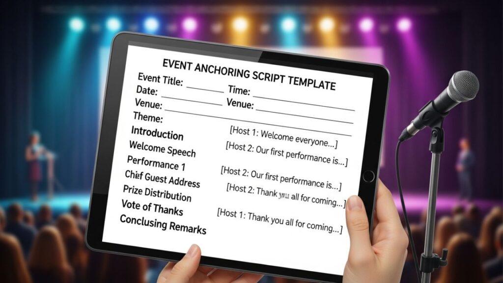 Best Anchoring Script for Any Event (Complete Guide 2025) - scriptbhai.in