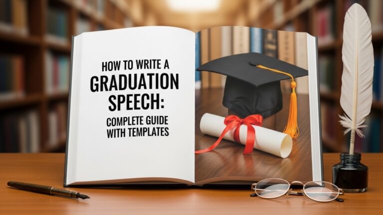 How to Write a Graduation Speech: Complete Guide with Template ...